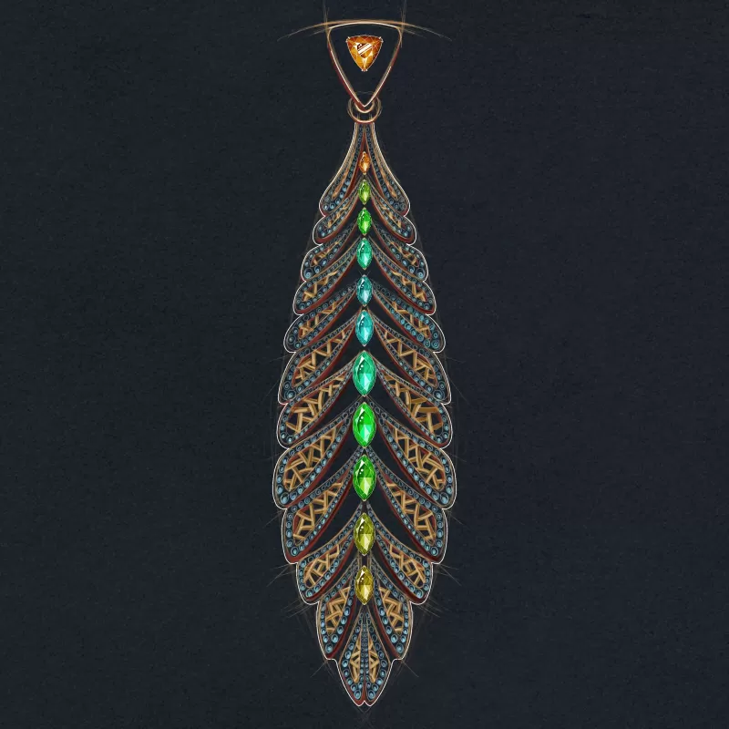 Pendant Sketch - Jewelry Design