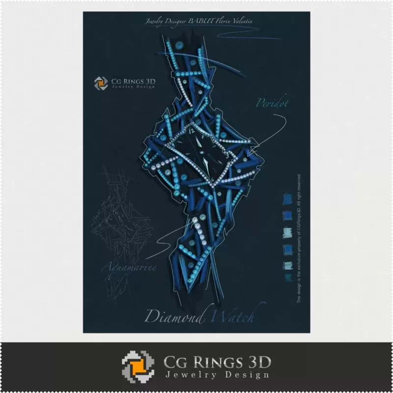Jewelry Design (Digital) - Clock Design