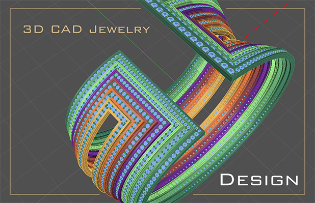 Luxury Jewelry in 3D – Artistic Design & Digital Modeling